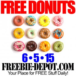FREE Donuts for National Doughnut Day 6/5/15 | Freebie Depot