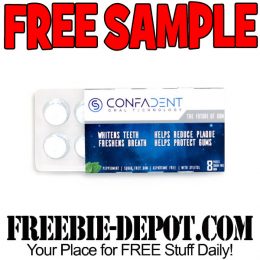 FREE SAMPLE – CONFADENT Chewing Gum | Freebie Depot