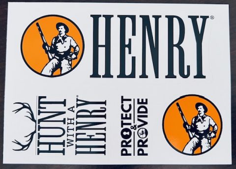 FREE Sticker Sheet from Henry Repeating Arms + Catalog | Freebie Depot